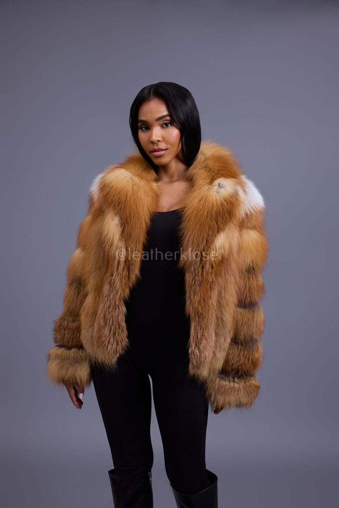Women's Marcy Fox Jacket [Red Fox] – LeatherKloset