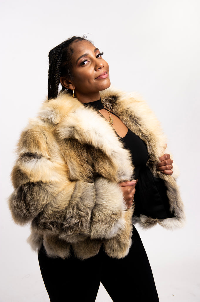 Women's Marcy Fox Jacket [Gold] – LeatherKloset