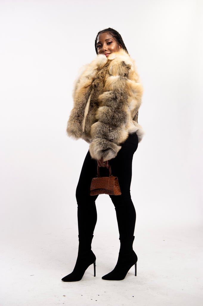 Women's Marcy Fox Jacket [Gold] – LeatherKloset