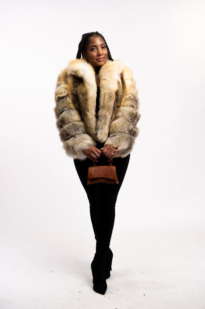 Women's Marcy Fox Jacket [Gold] – LeatherKloset